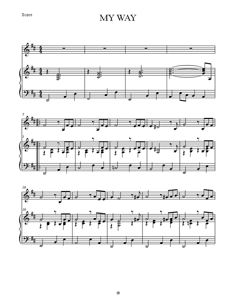 My Way D | PDF