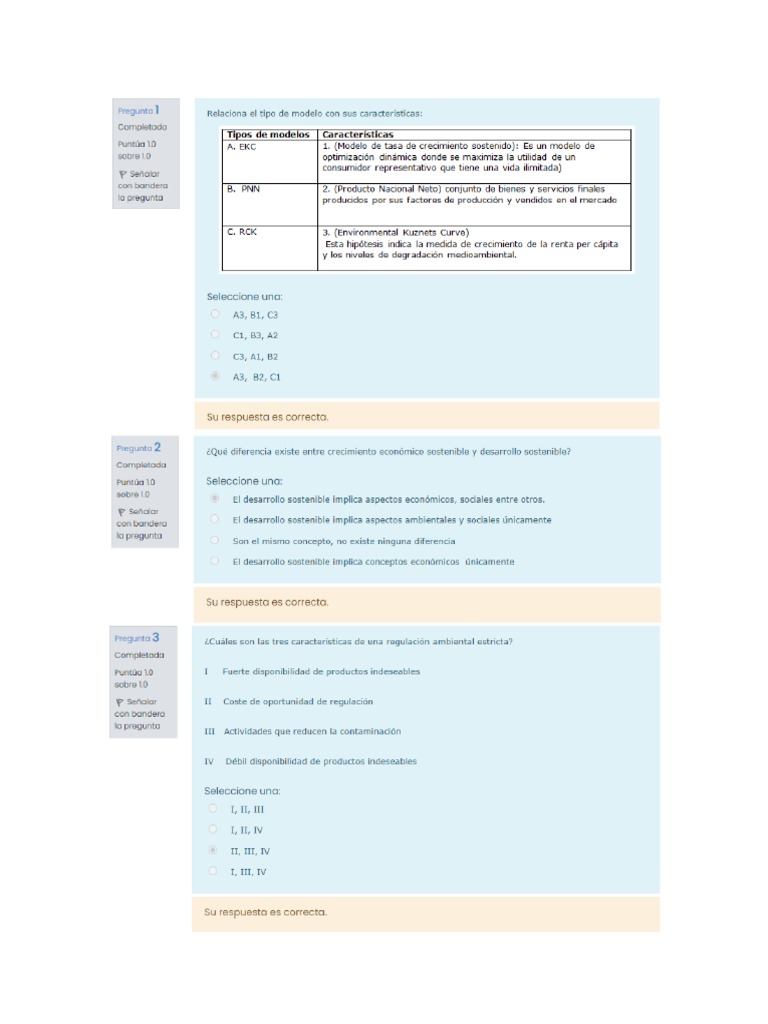 Semana 1 Examen Desarrollo Sustentable UTEL | PDF
