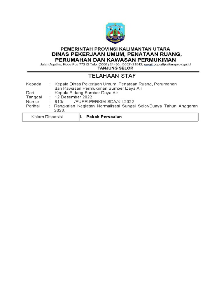 Telaahan Staff Recruitment PTT | PDF