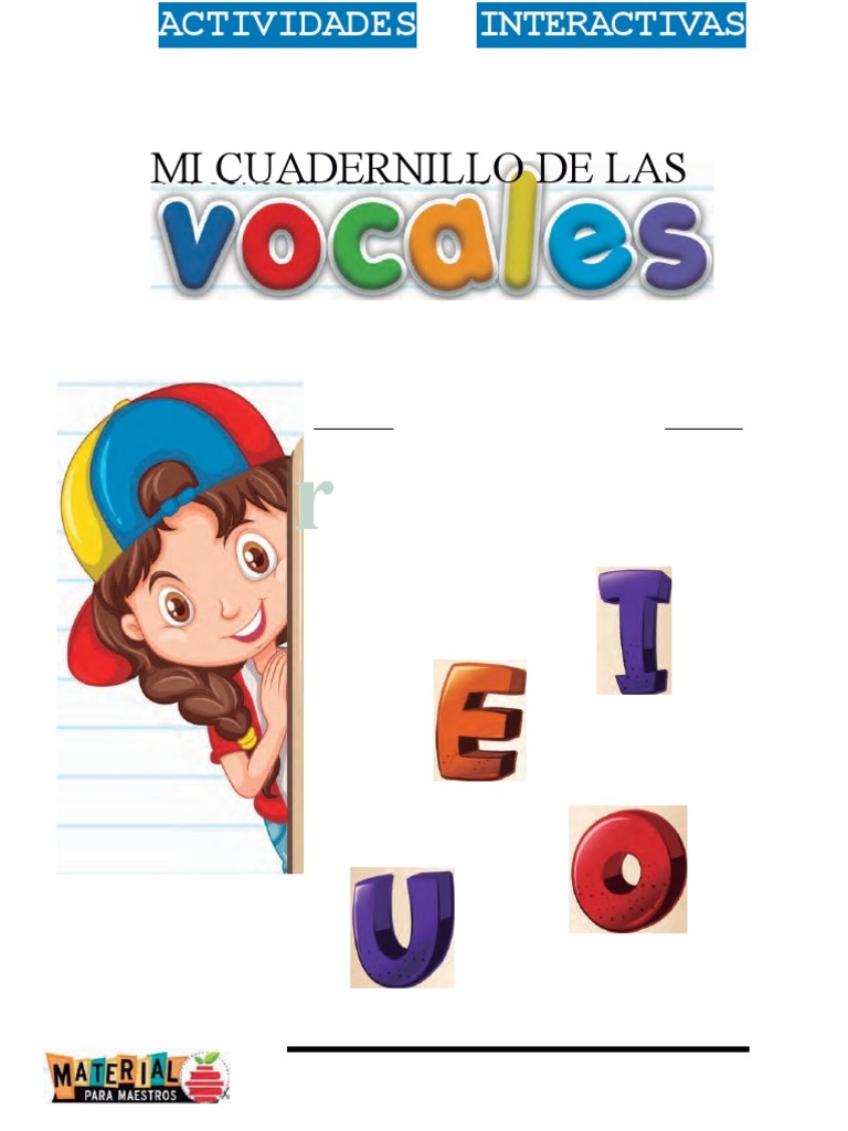 Actividades Interactivas de Vocales | PDF