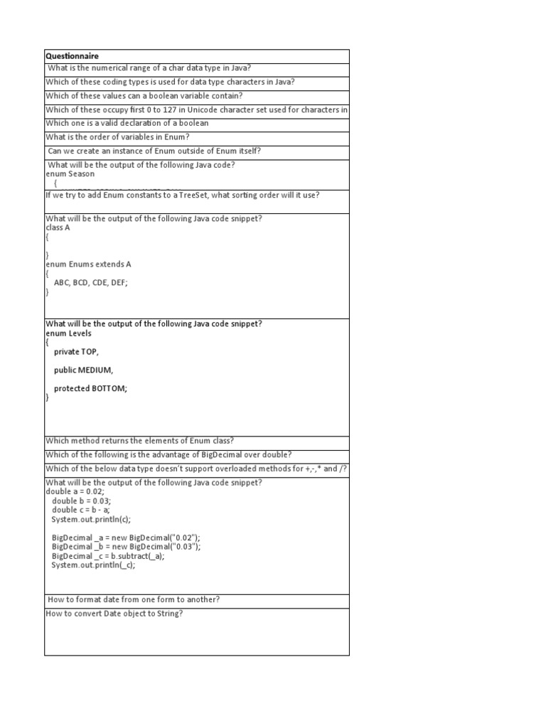 Java MCQ'S | PDF | Programming | Constructor (Object Oriented Programming)