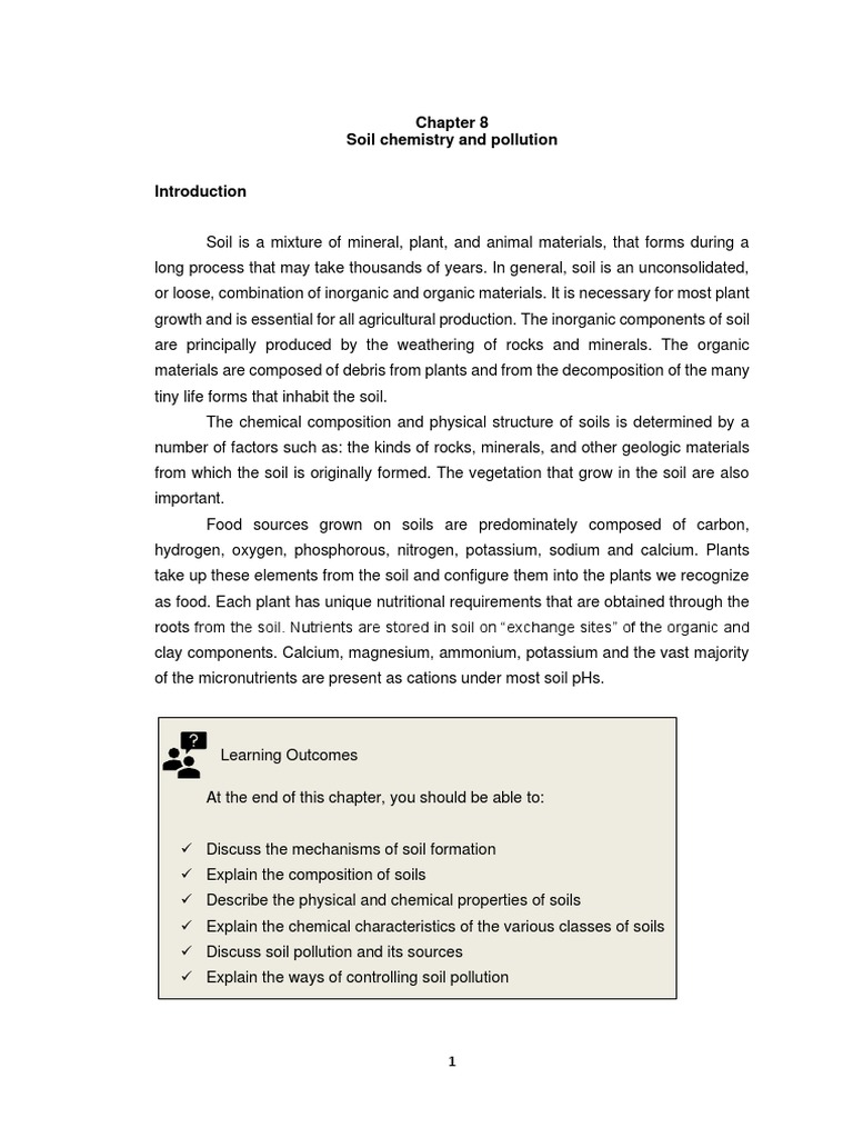 Module 8 Soil Chemistry | PDF | Soil | Erosion