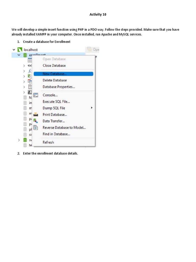 Activity 10 | PDF | Computer File | Databases