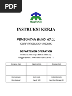 Metode Kerja Bundwall Tangki Solar | PDF