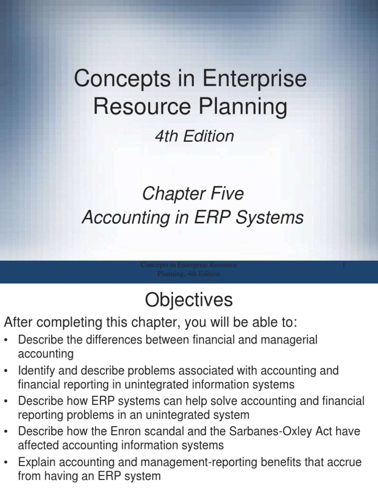 ERP Accounting Benefits Explained | PDF | Enterprise Resource Planning ...
