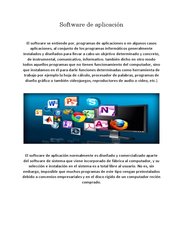 Informática | PDF | Software de la aplicacion | Software