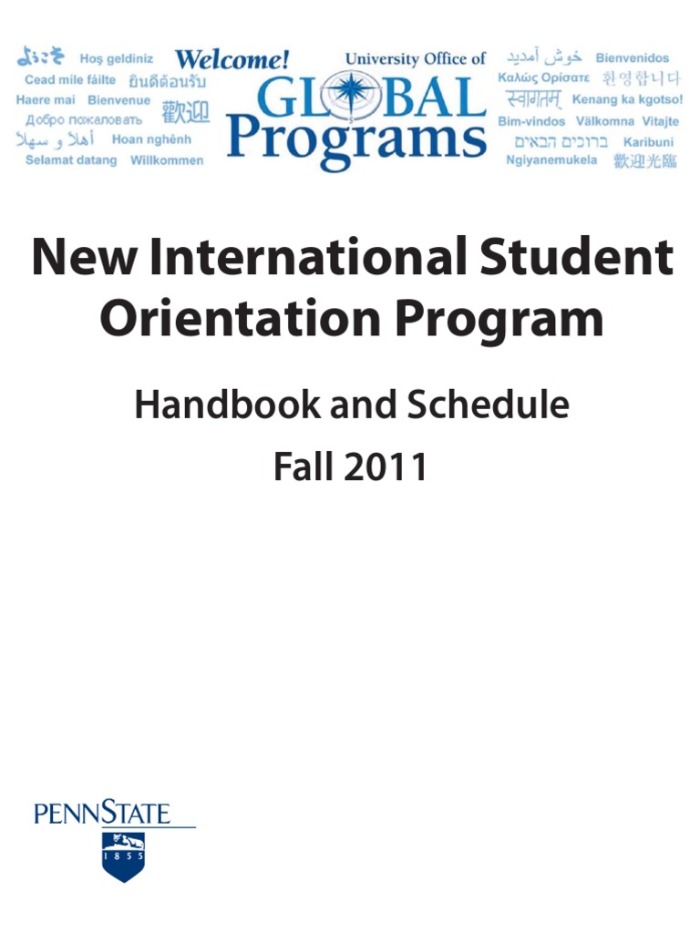 Fall Handbook | PDF | Pennsylvania State University | Students