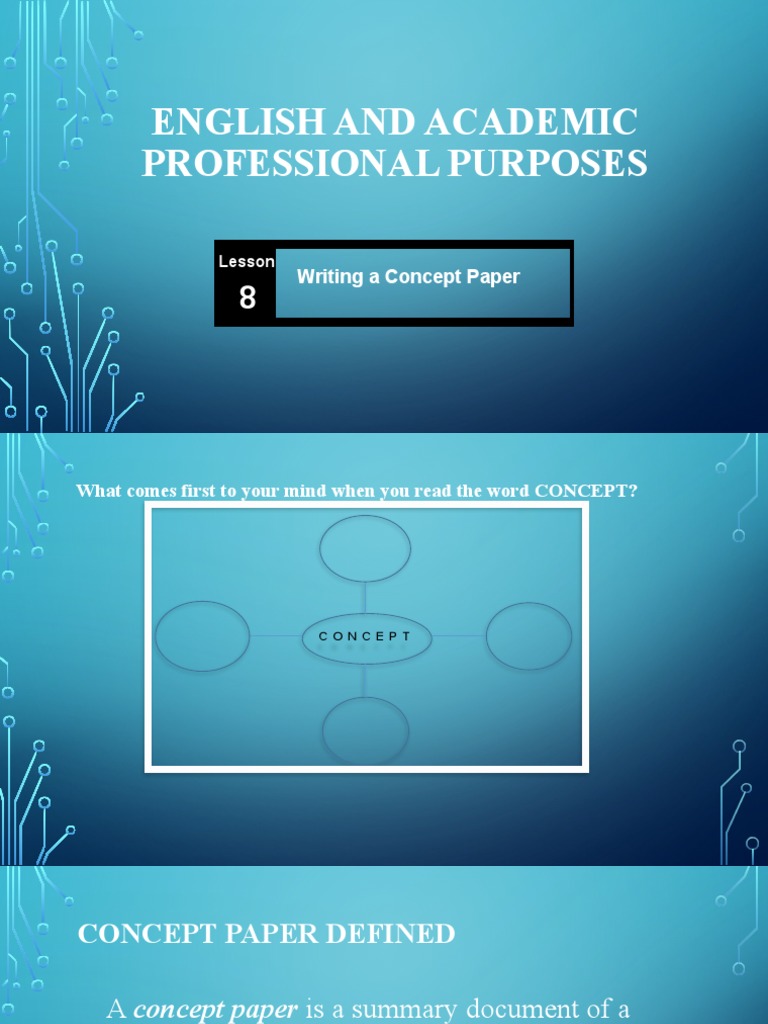 Writing a Concept Paper Guide | PDF | Concept | Methodology