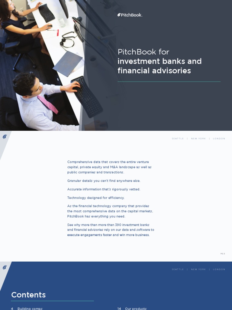 PitchBook: Data for Investment Banks | PDF | Venture Capital ...
