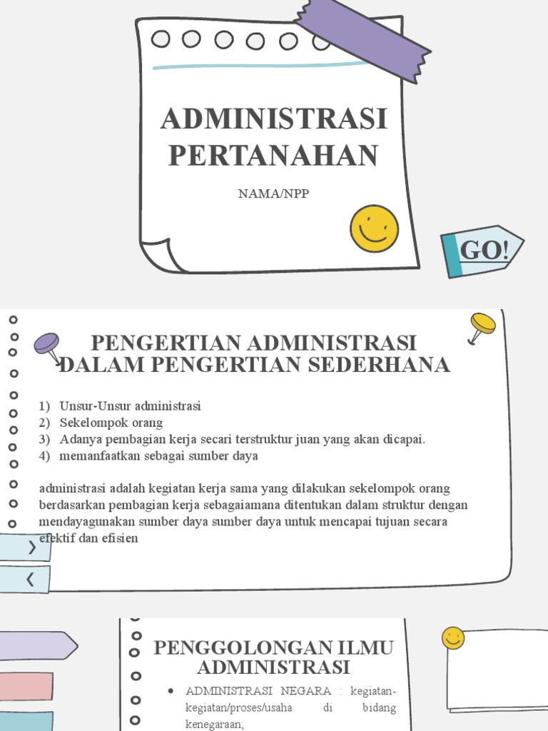 Administrasi Pertanahan | PDF