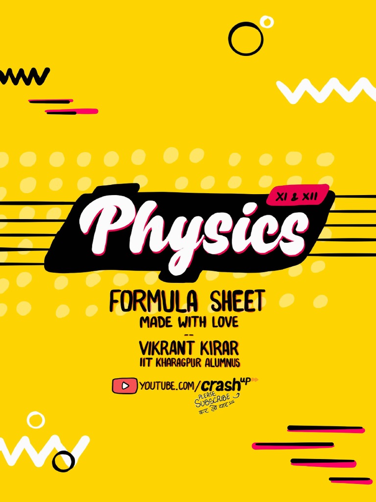 Physics Short Notes For JEE | PDF