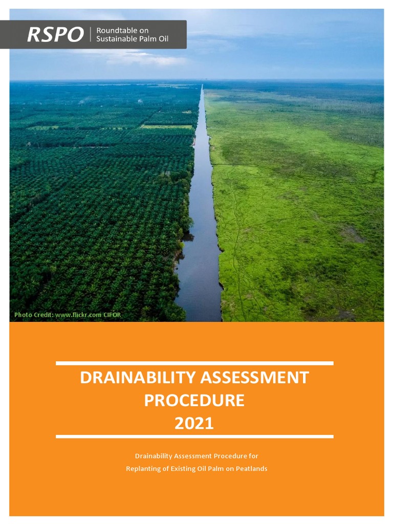 RSPO Drainability Assessment V2 - English | PDF | Peat | Hydrology