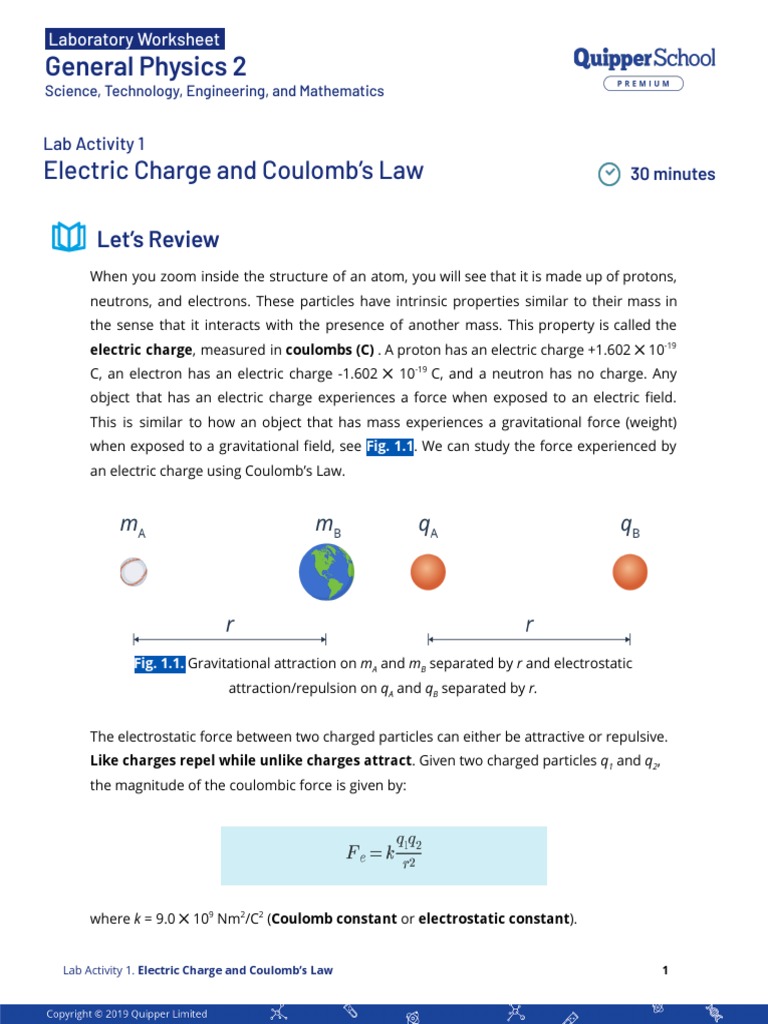 Phy2 11 - 12 Q3 01 LW FD | PDF | Electric Charge | Electrostatics
