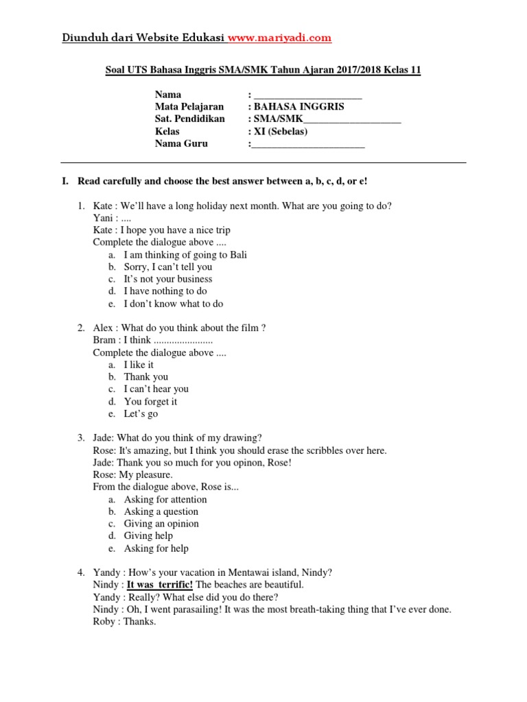 Uts Big 11 | PDF | Fish