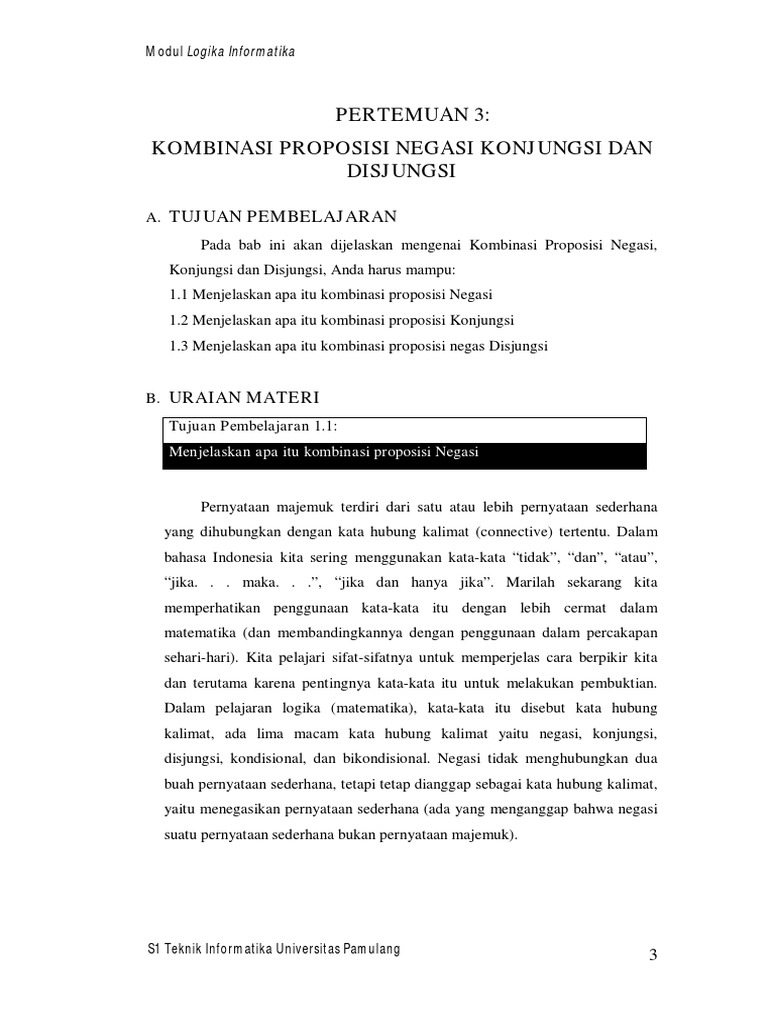 Pertemuan 3 | PDF