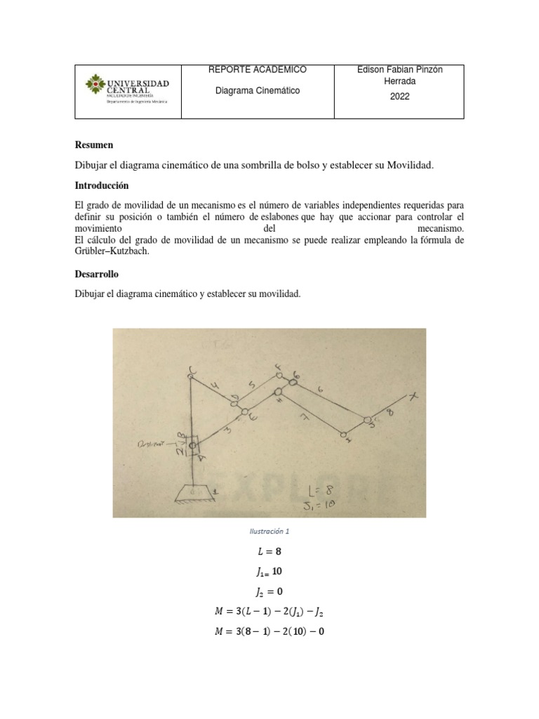 Diagrama Cinematico | PDF