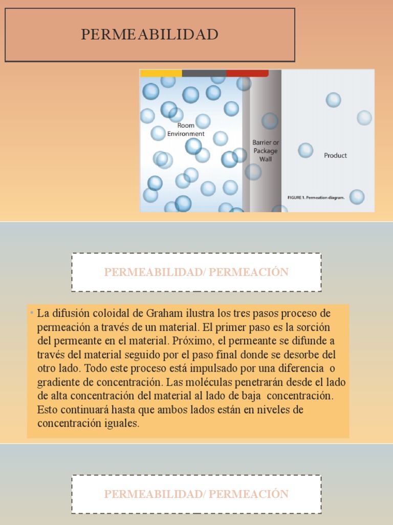 PERMEABILIDAD | PDF | Alimentos | Gases