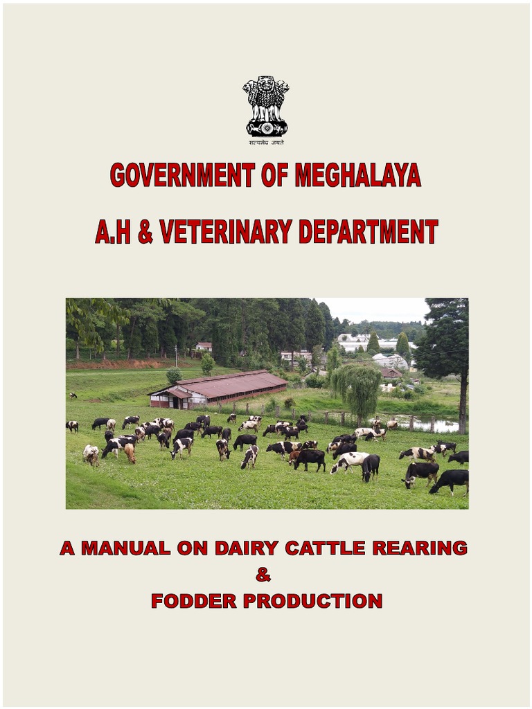 Dairy Farming Guide for Meghalaya | PDF | Dairy Cattle | Cattle