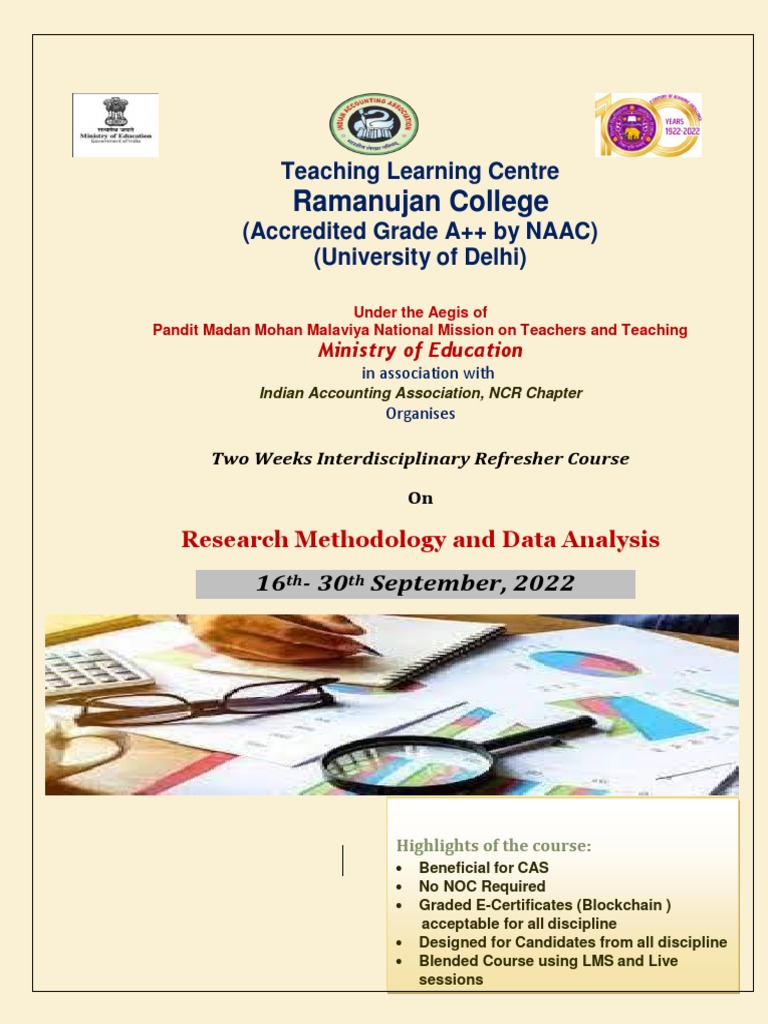 Research Methodology and Data Analysis Sep 2022 | PDF | Methodology ...