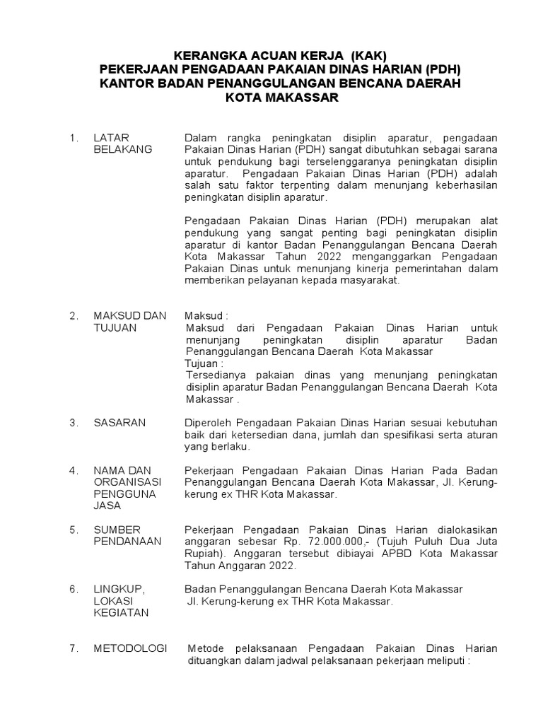 Kak PDH | PDF