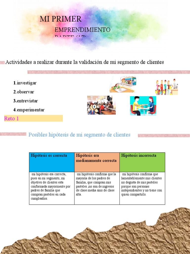 Mi Primer Proyecto de Emprendimiento Parte 17 | PDF