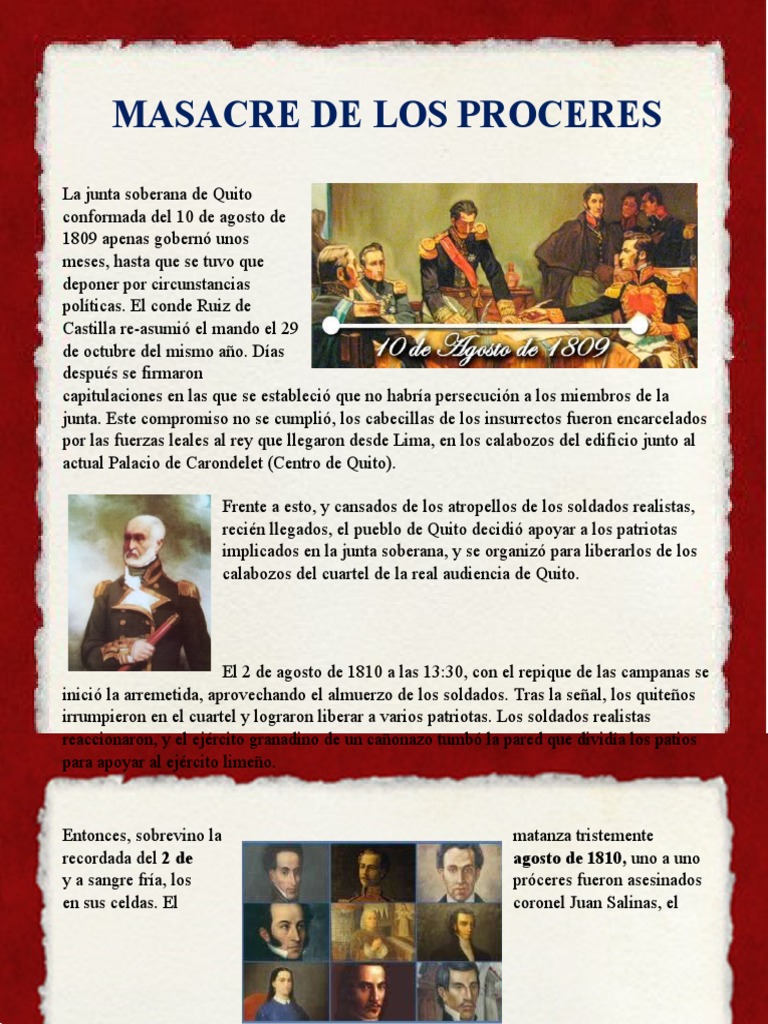 MASACRE DE LOS PROCERES (Valentina) | PDF