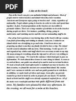 How I Spent My Holiday Narrative Essay Example (400 Words) - PHDessay ...