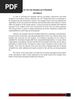 Roles and Responsibilities of Involved Parties in OJT | PDF | Behavior Modification | Learning