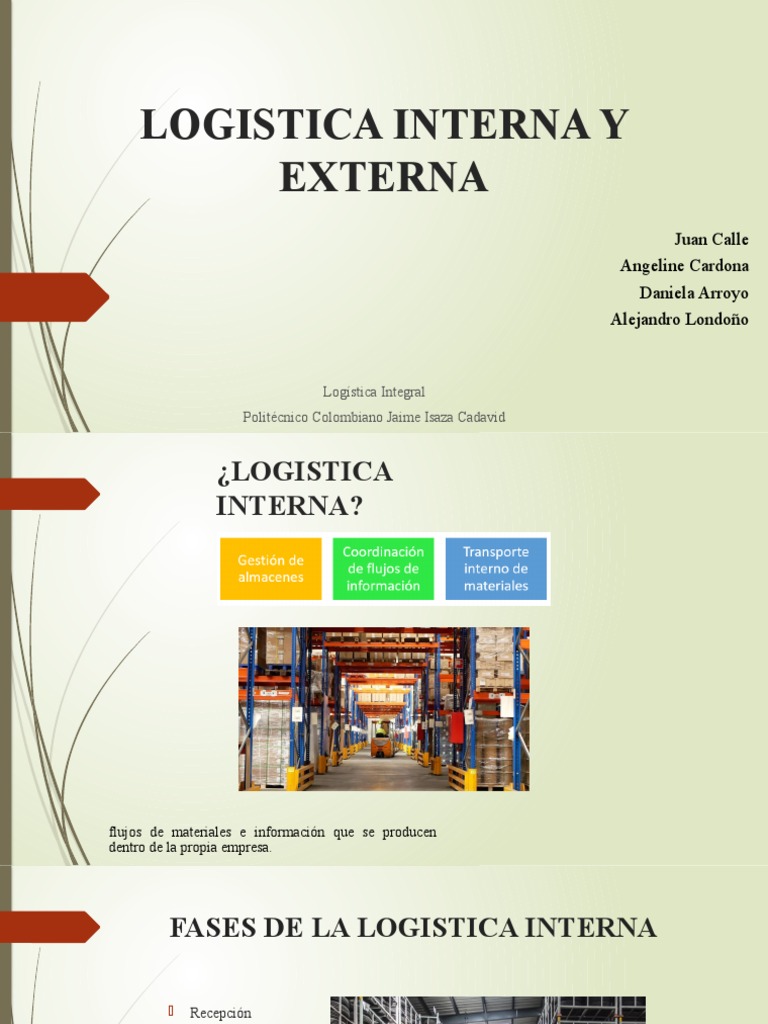 Logistica Interna y Externa | PDF
