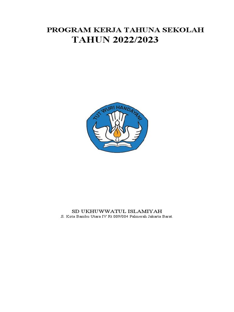 Contoh Rencana Kerja Tahunan (RKT) Sekolah Jenjang SD 1 | PDF