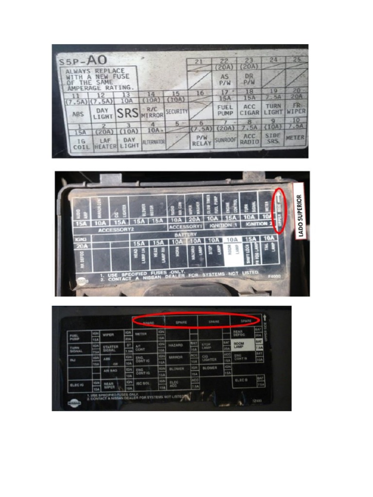 Traducción Caja De Fusibles 1 Pdf