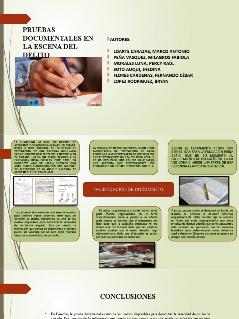 Pruebas Documentales | PDF | Verdad | Justicia