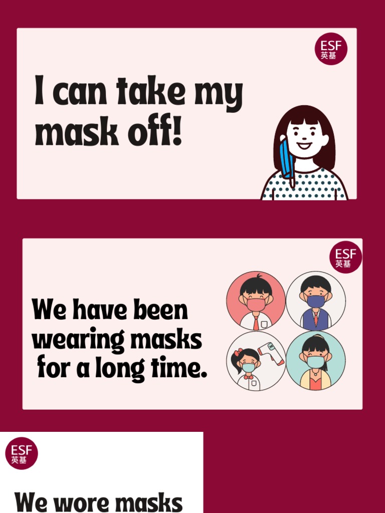 ESF Mask Off Social Story Eng | PDF