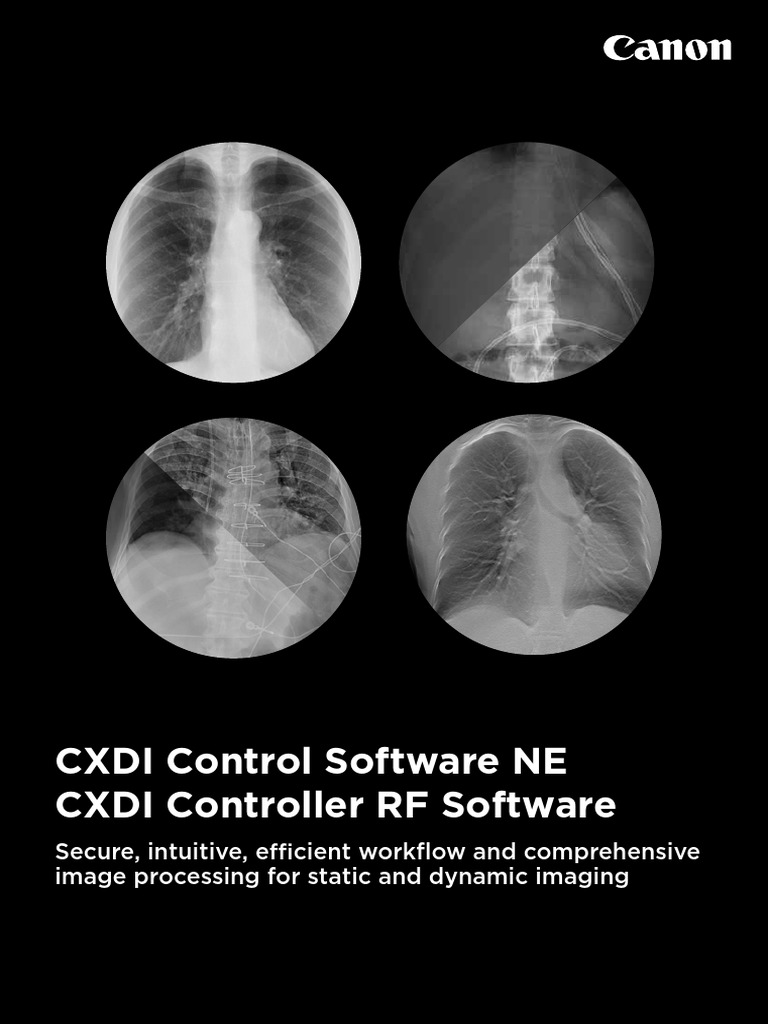 Canon CXDI Control Software Overview | PDF | Radiography | Medical Imaging
