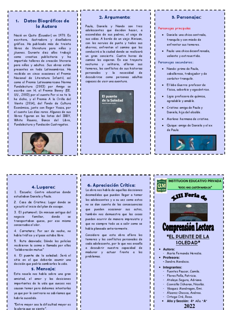 Triptico Plan Lector 2022 | PDF