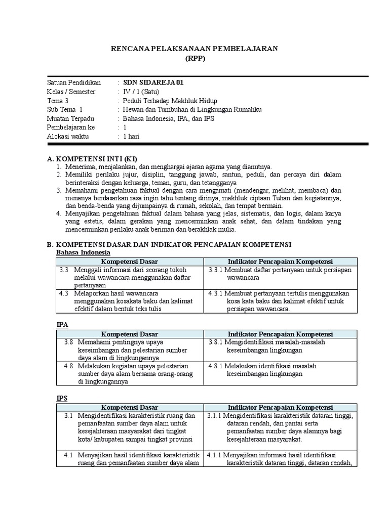RPP TKJ | PDF