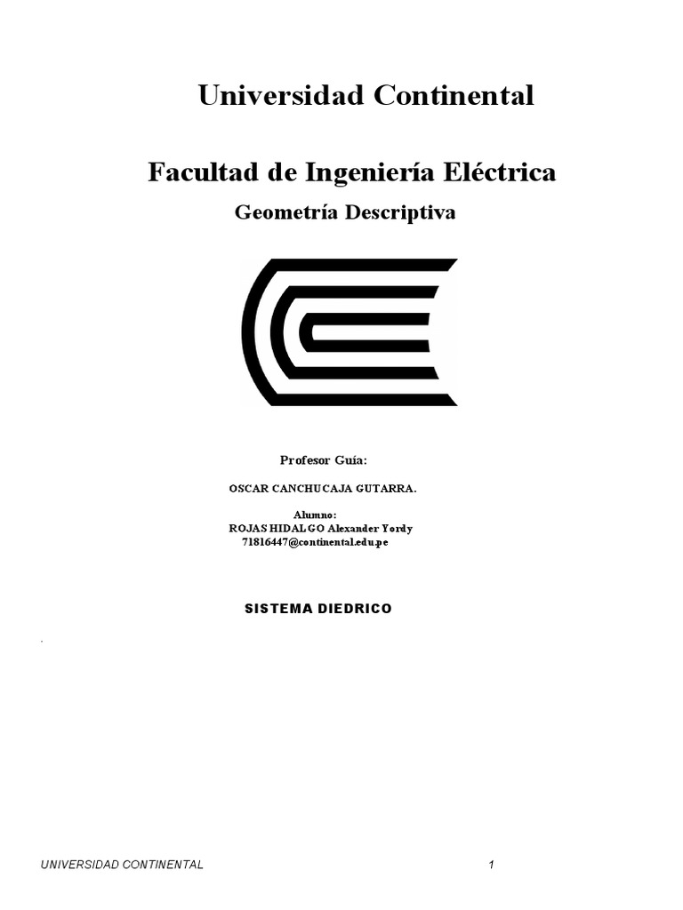 Geometria Descriptiva | PDF | Conceptos matemáticos | Matemática Elemental