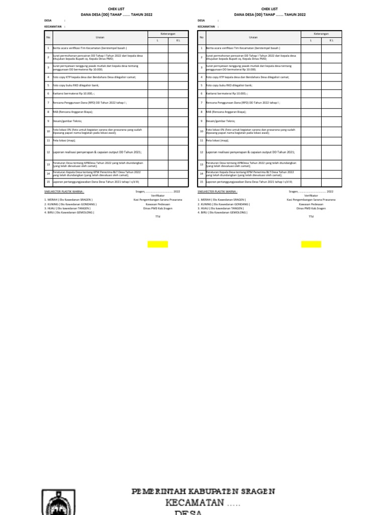 Lamp Surat Pengajuan DD 2022-1 | PDF