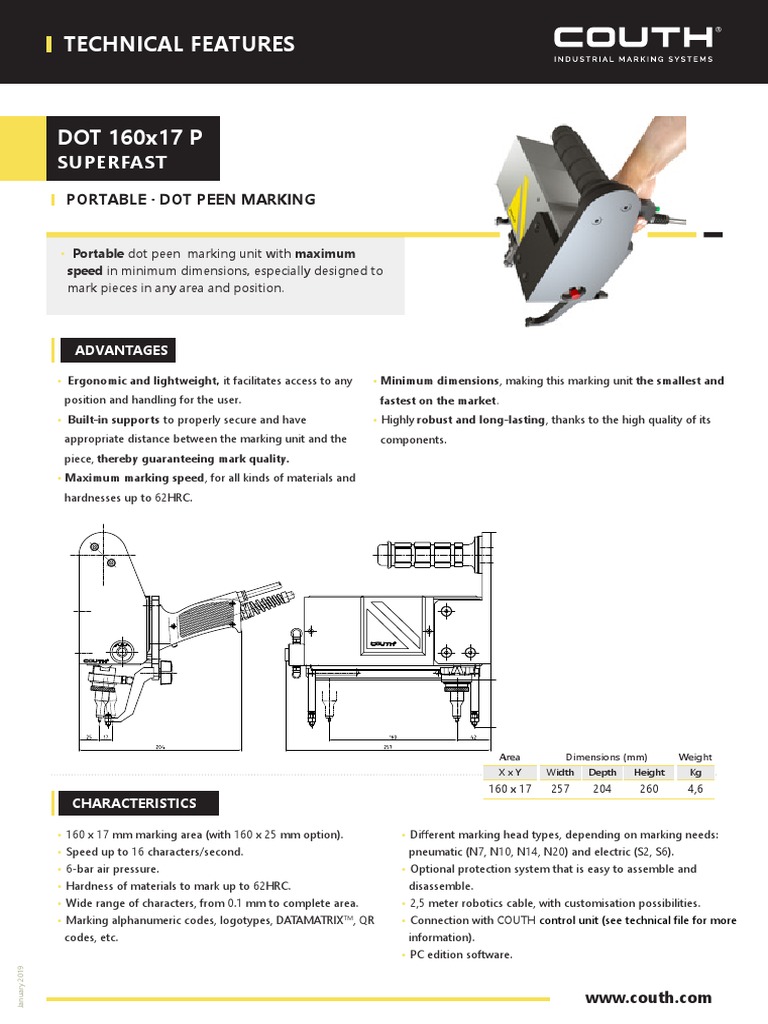 Portable Superfast Dot Marking Machine 160x17p 1 | PDF | Computer ...