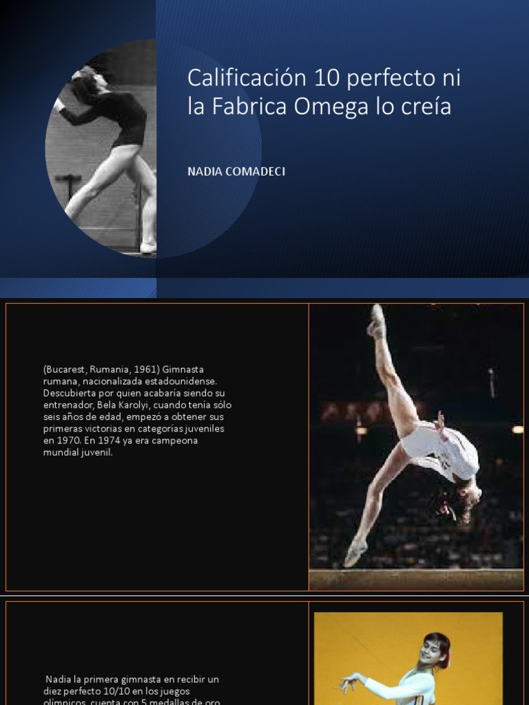Nadia Comaneci: La Gimnasta del 10 Perfecto | PDF | Gimnasia
