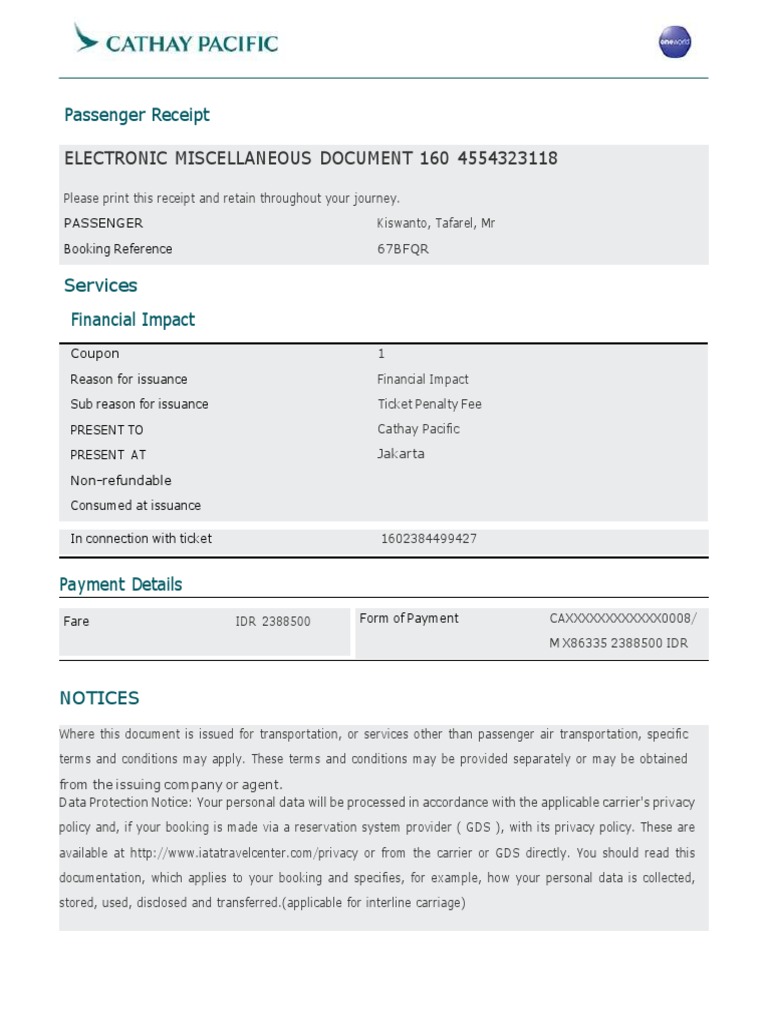 Electronic Miscellaneous Document Receipt | PDF | Business | Finance ...