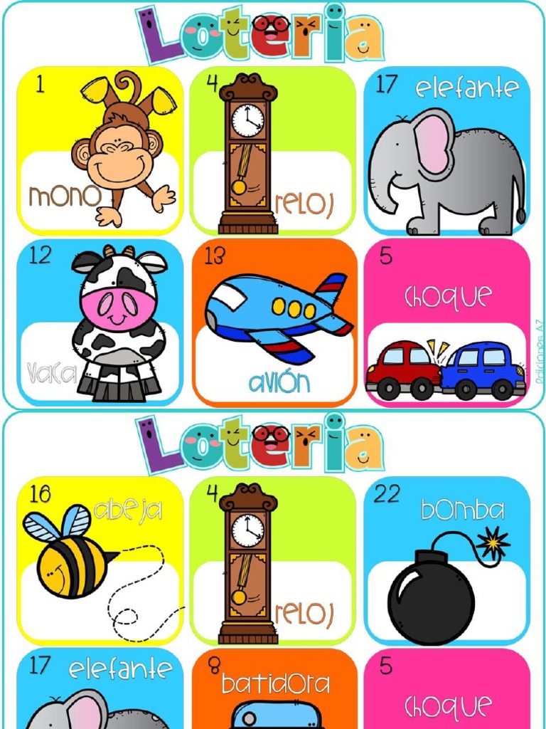 Loteria de Sonidos | PDF