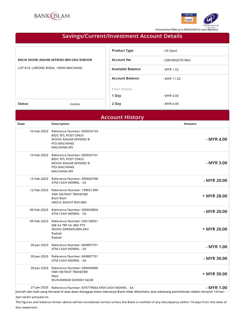 Bank Islam IB | PDF | Economies | Banking
