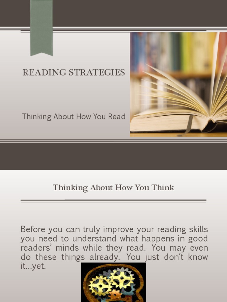Effective Reading Strategies Explained | PDF | Psychology | Behavior ...