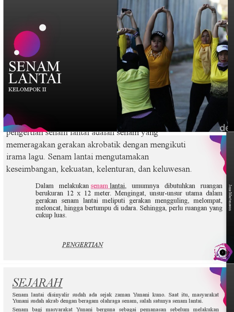 Peran Justus Carl Lion dalam Senam Lantai | PDF