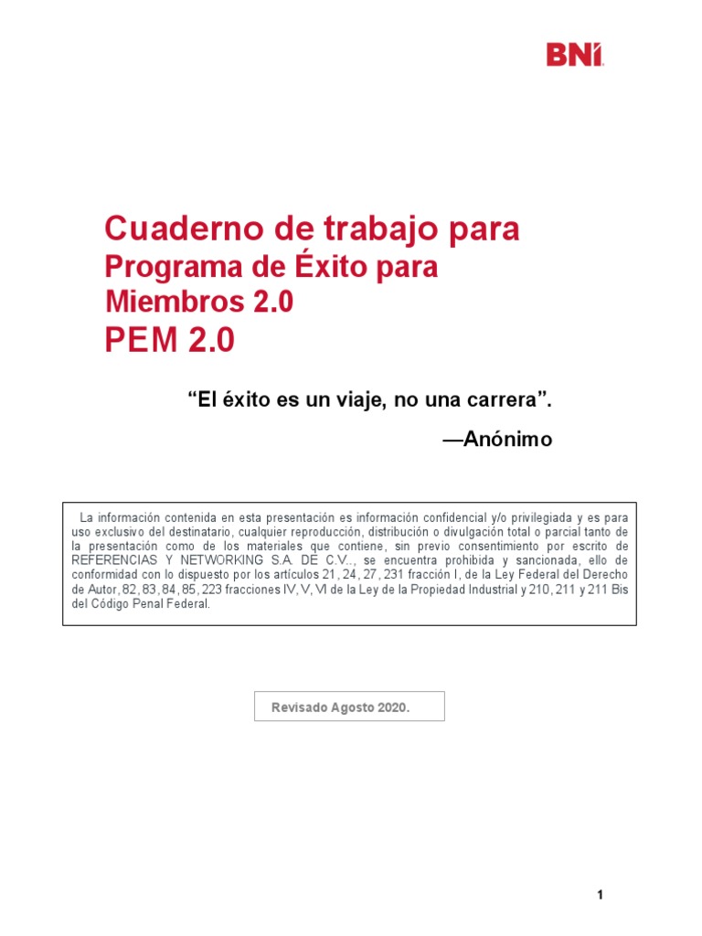 Cuaderno de Trabajo PEM 2.0 - Online RELLENABLE | PDF | Marketing | Cliente