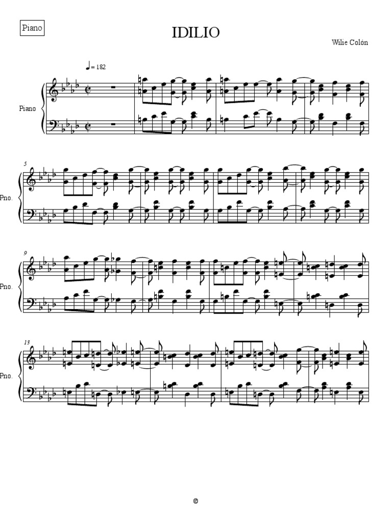 IDILIO - Piano | PDF