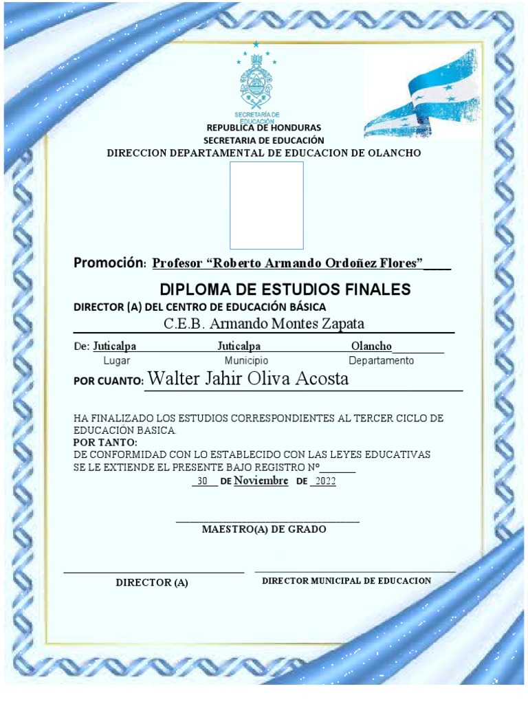 Diploma Noveno 2022 | PDF