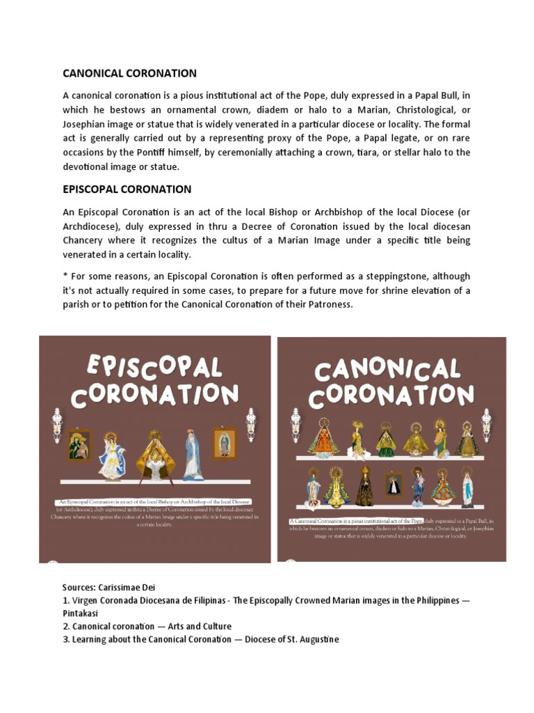Canonical Coronation | PDF