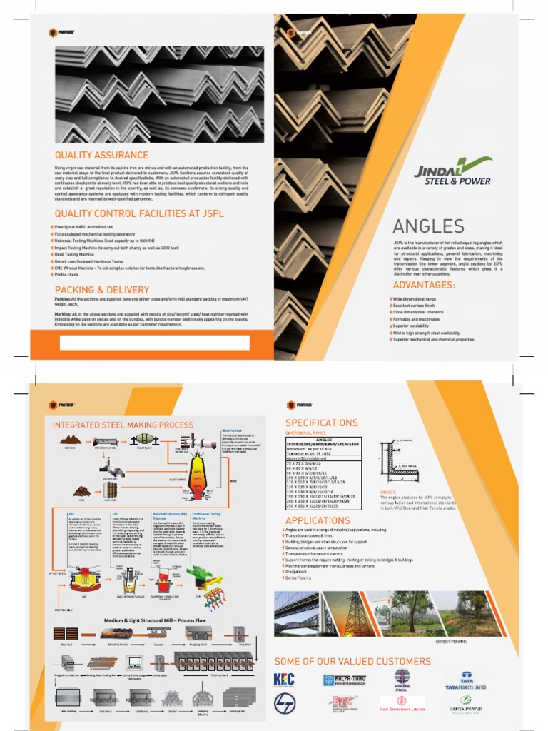 JSPL - Structural - Steel - JINDAL | PDF | Steel | Structural Steel